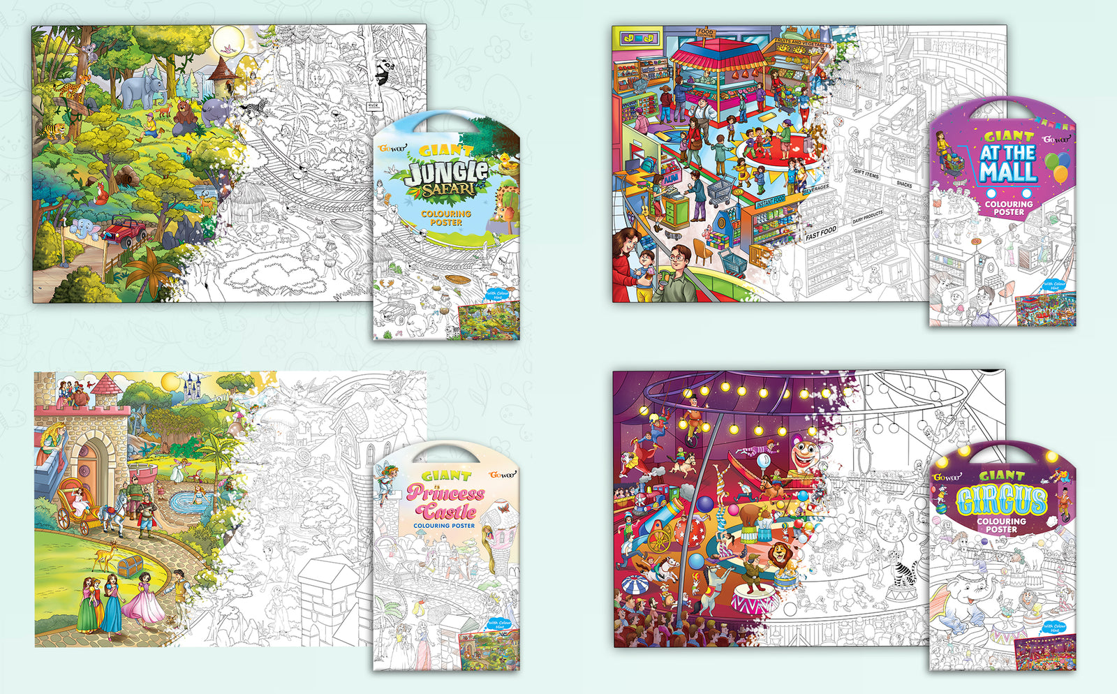 JoGenii|GIANT-JUNGLE-SAFARI-COLOURING-POSTER,-GIANT-AT-THE-MALL ...