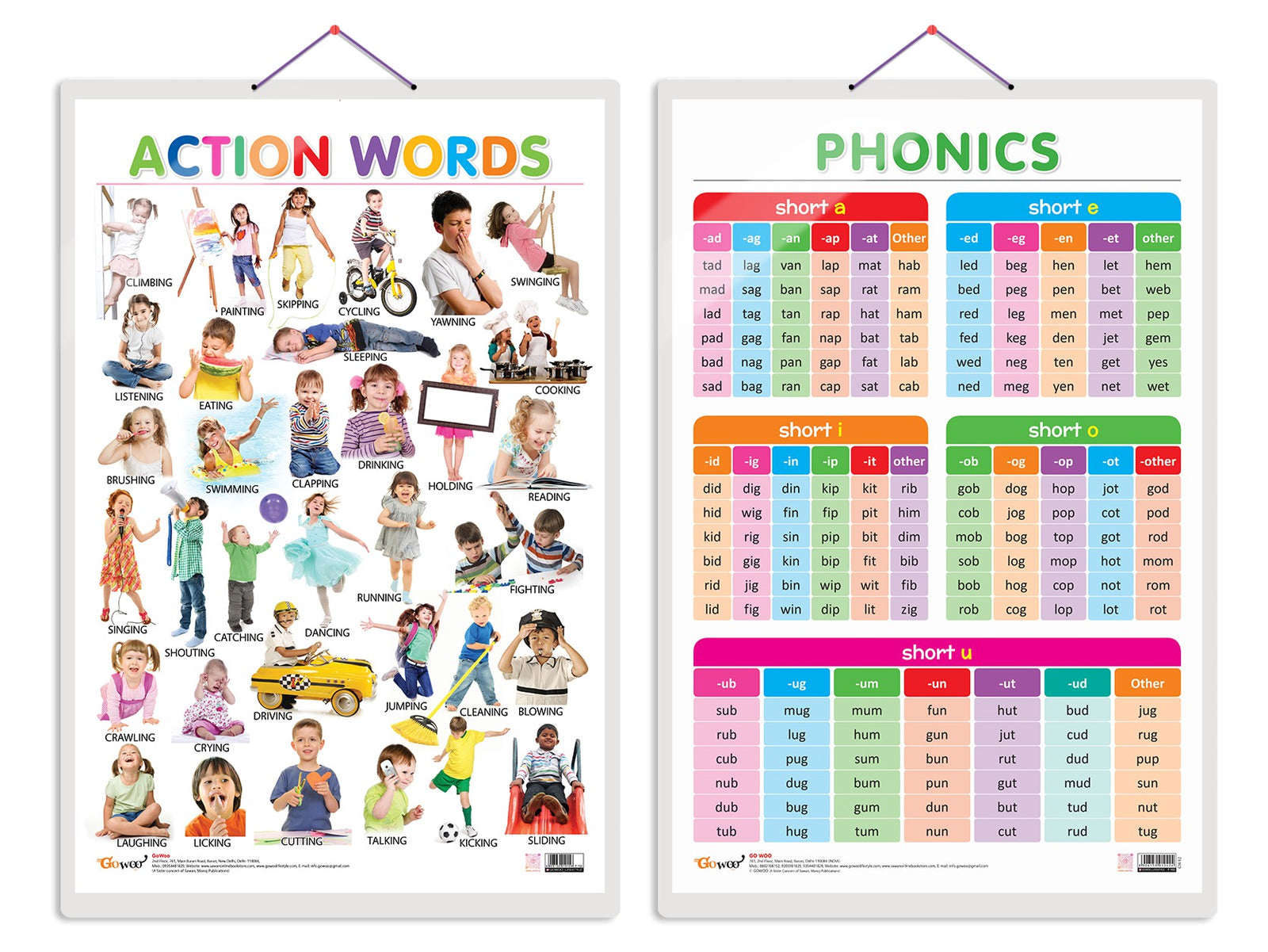 JoGenii|Set-of-2-Action-Words-and-PHONICS---1-Early-Learning ...