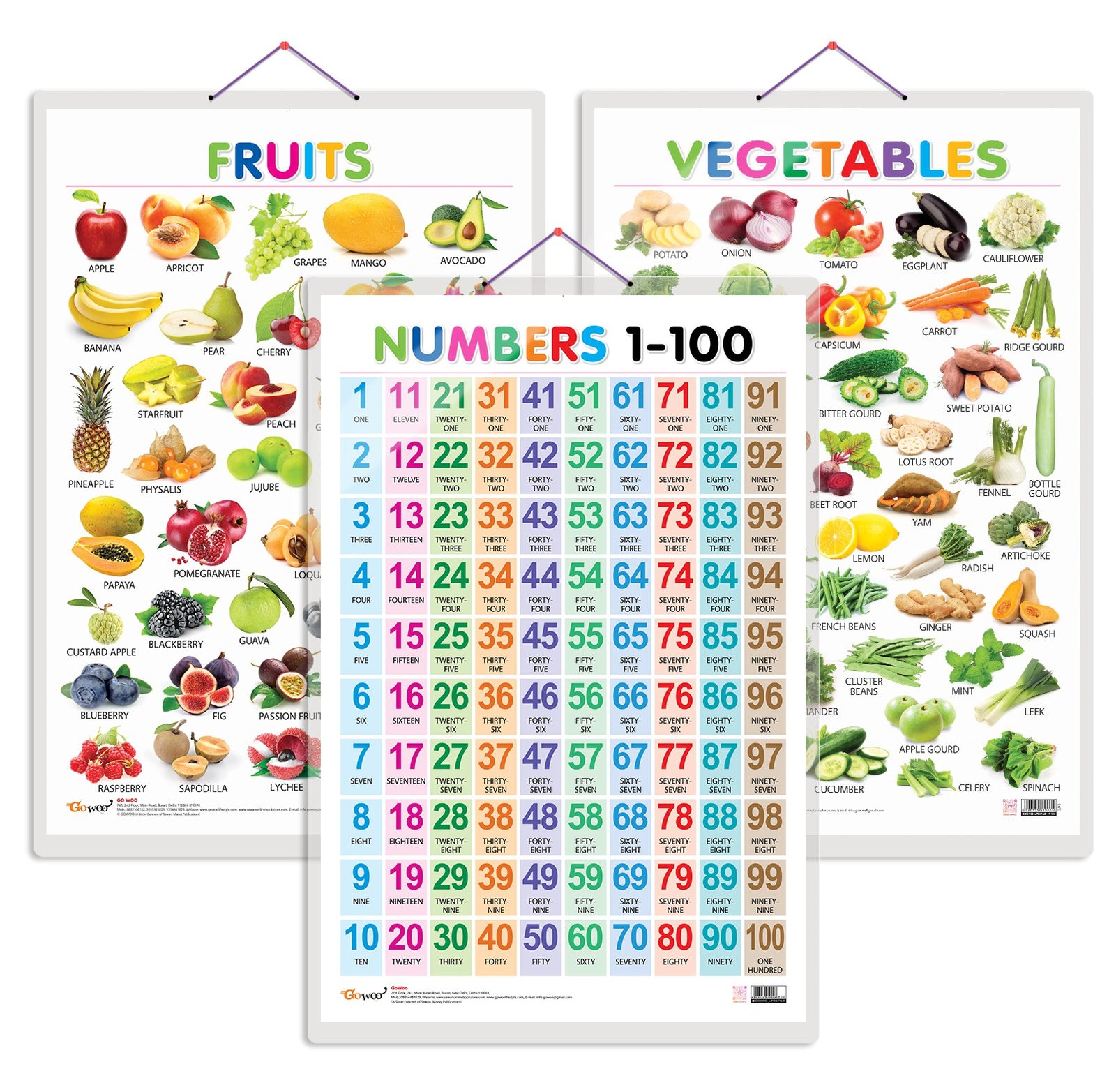 JoGenii|Set-of-3-Fruits,-Vegetables-and-Numbers-1-100-Early-Learning ...