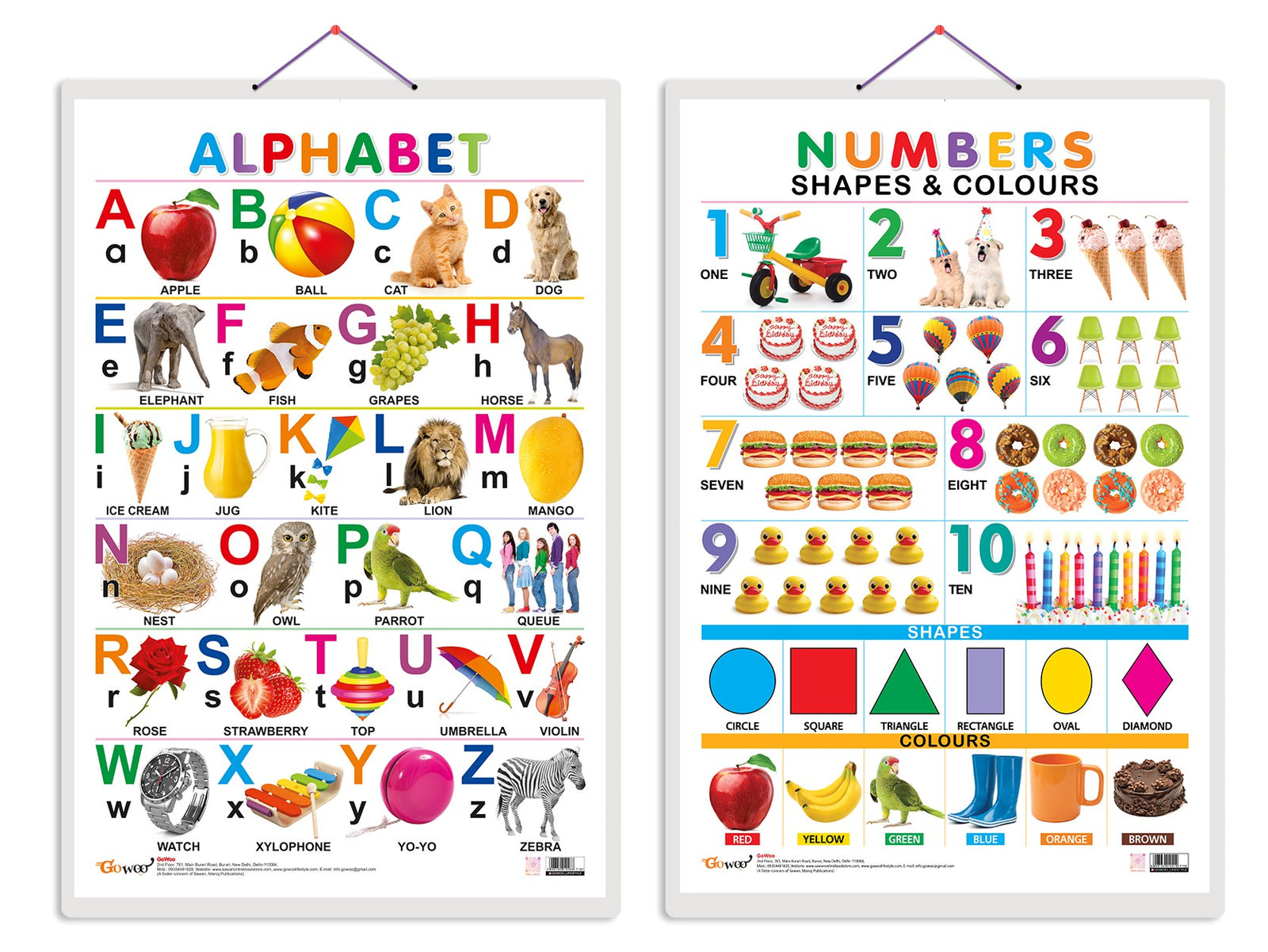 JoGenii|Set-of-2-Alphabet-and-Numbers,-Shapes-&-Colours-Early-Learning ...