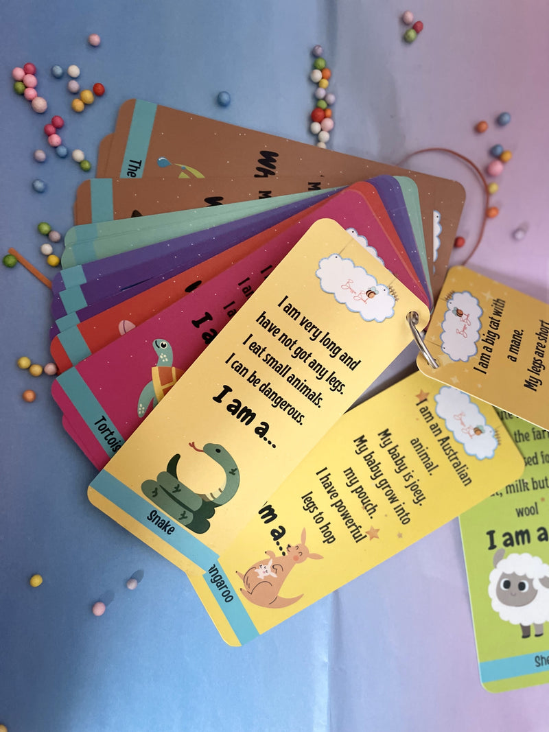 JoGenii |Who-am-I-Riddle-Cards|Buzzie Books