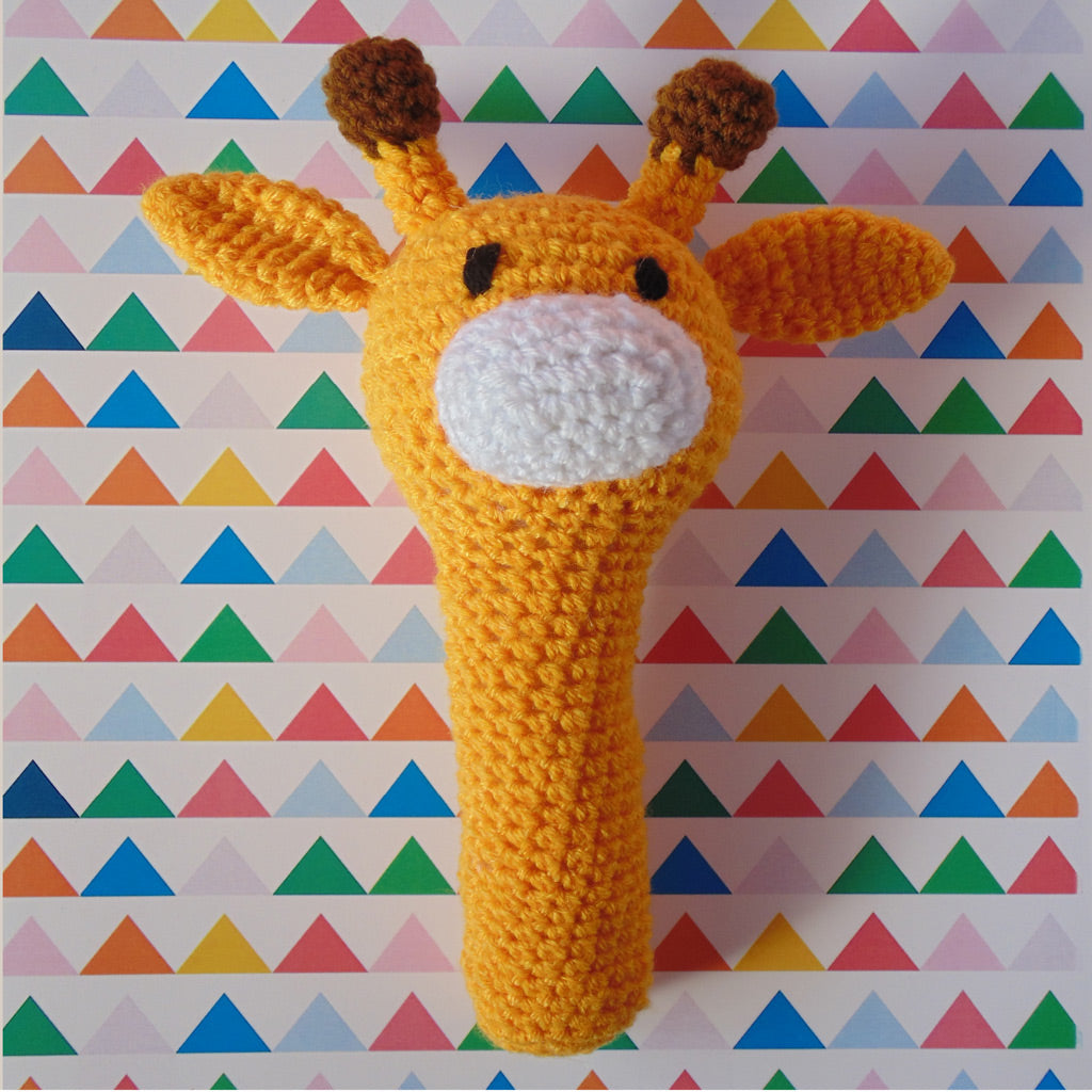 JoGenii | Handmade Giraffe Crochet Rattle | Littleok