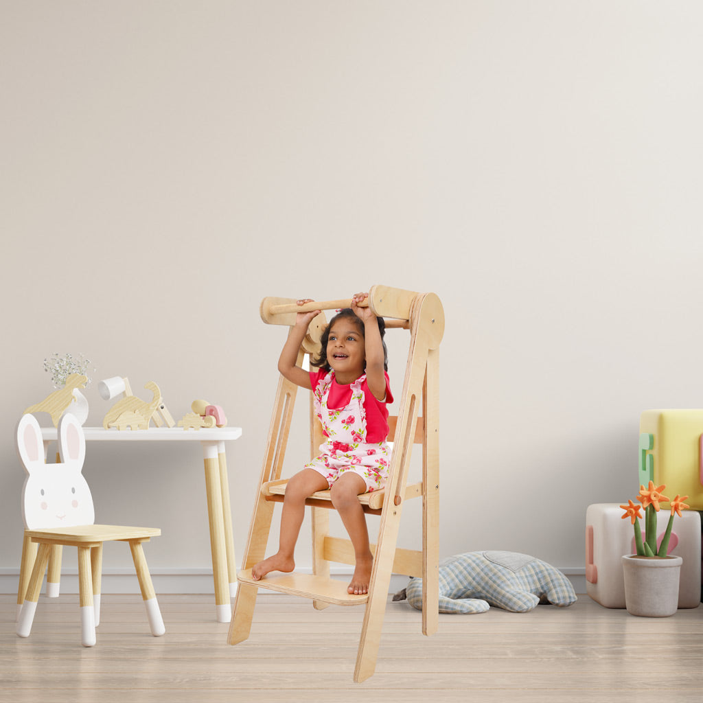 JoGenii | Wooden Foldable Learning/Helper Tower | Littleok