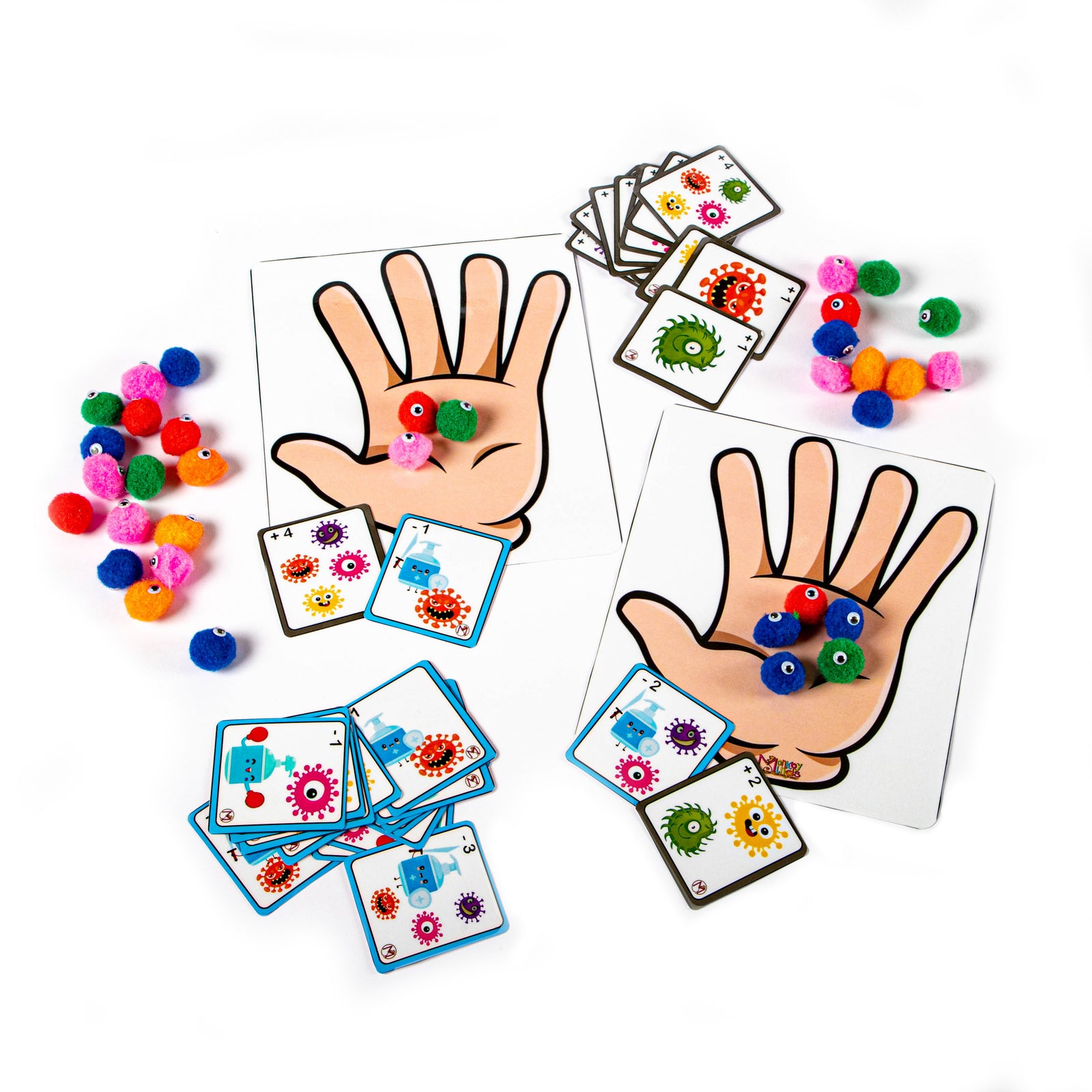 JoGenii |Math Activity - Germs Go Away|Monkey Minds