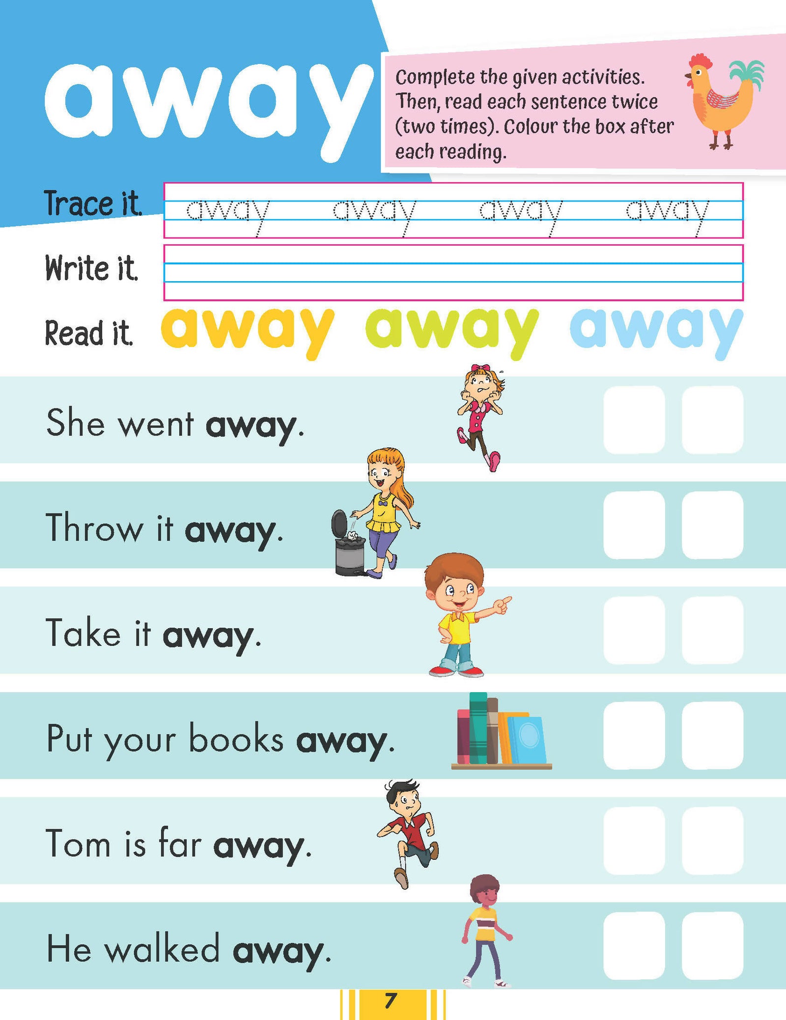 Fluency Sentences Book 1 : Early Learning Children Book by Dreamland P