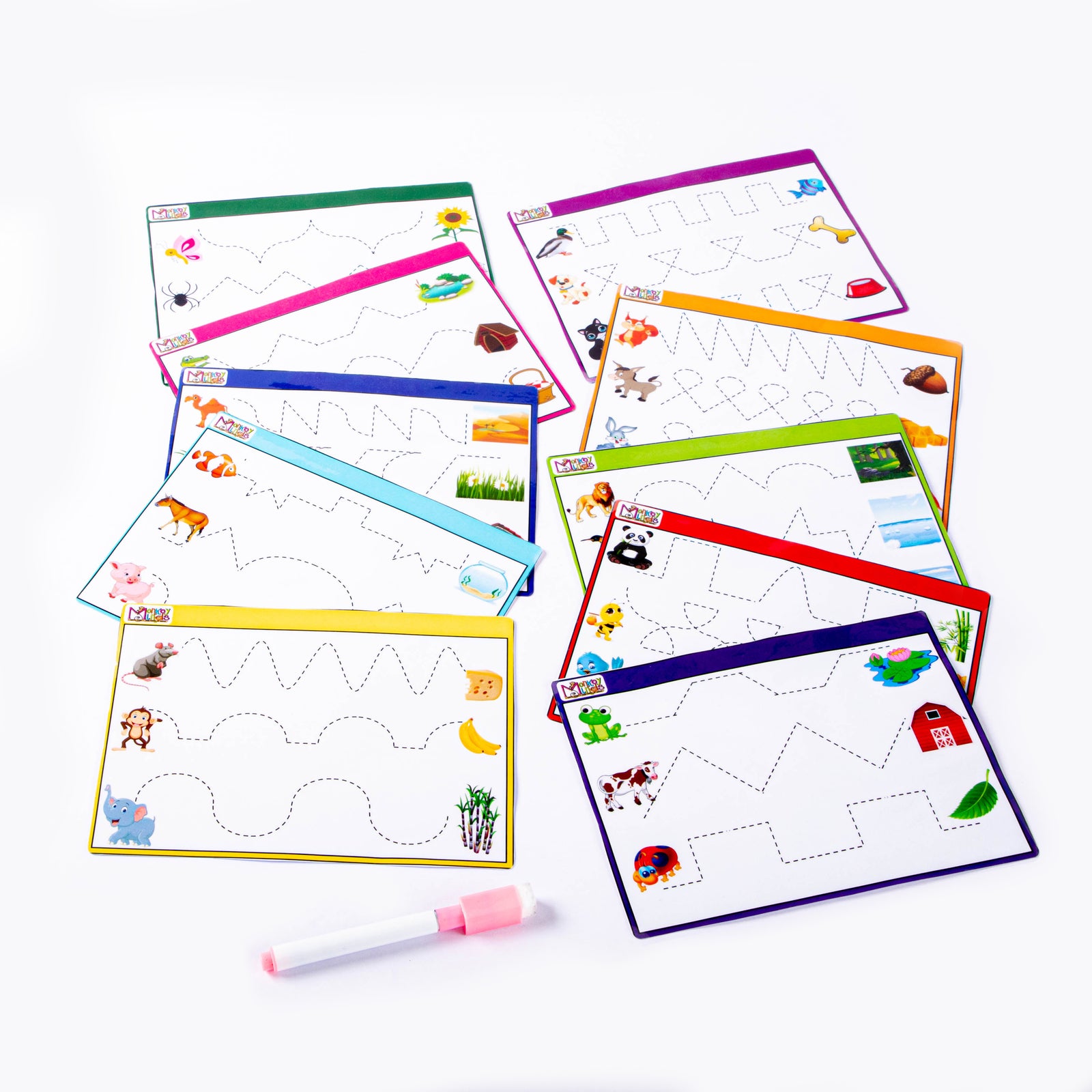 JoGenii |Pre-Writing Skills - Pattern Tracing|Monkey Minds