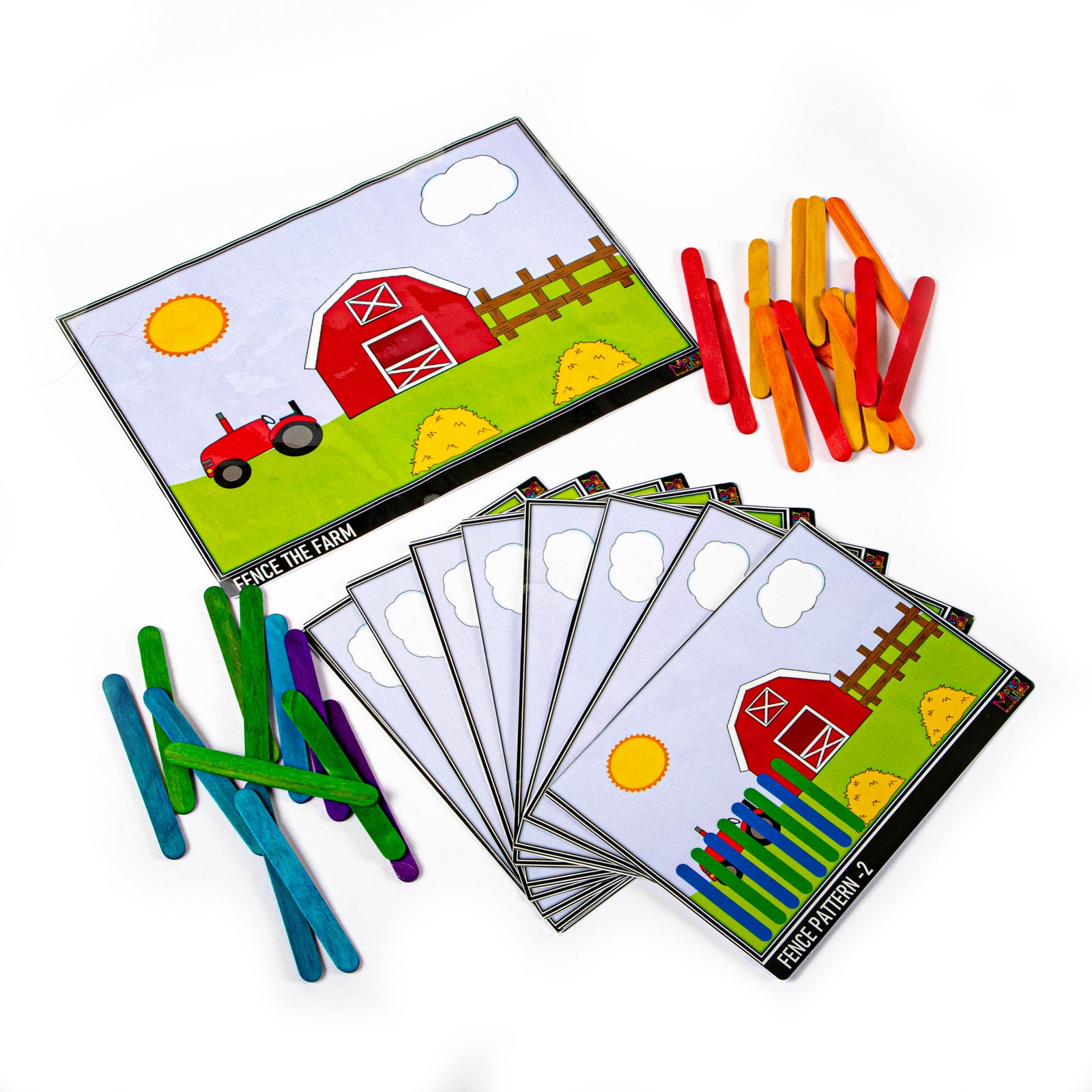 JoGenii |Pattern & Sequence - Fence the Farm|Monkey Minds