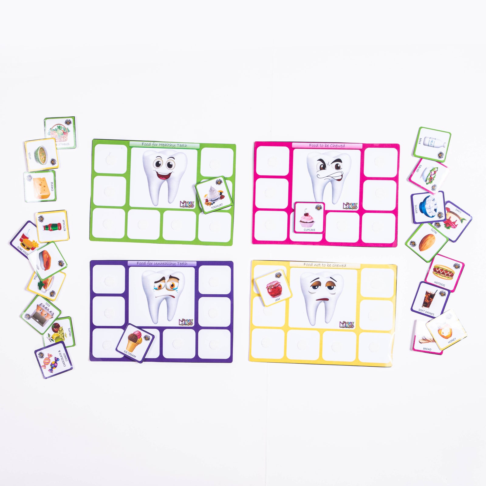 JoGenii |Sorting Mats - Know your Teeth|Monkey Minds